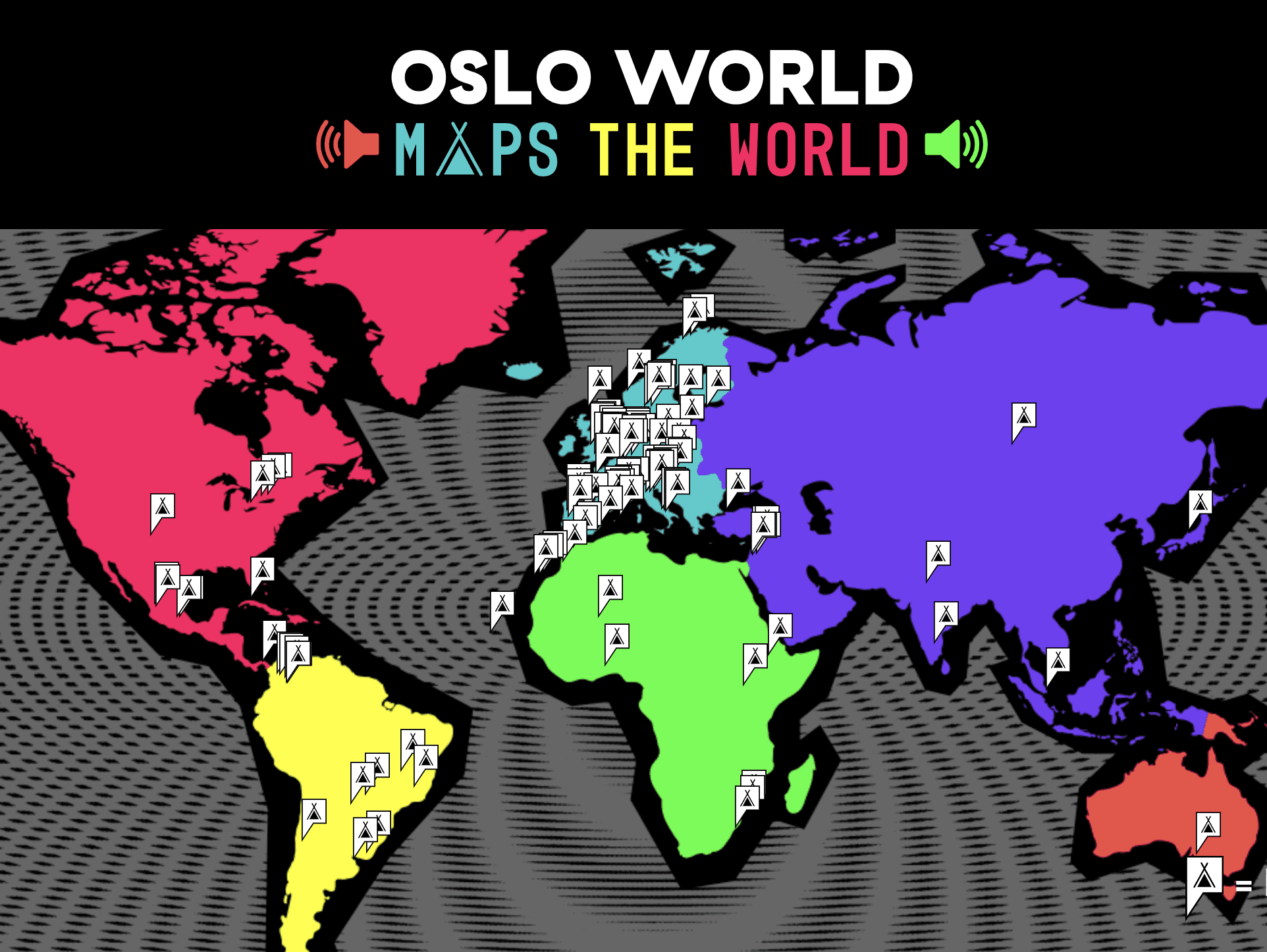 Olso World maps the world - #AuxSons